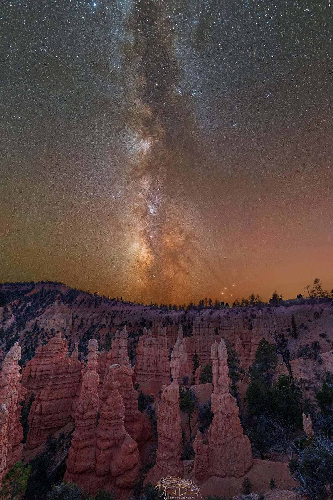 Milky Way, Night Sky, Galaxy, Stars, Bryce Canyon, Fairyland Canyon - Etsy