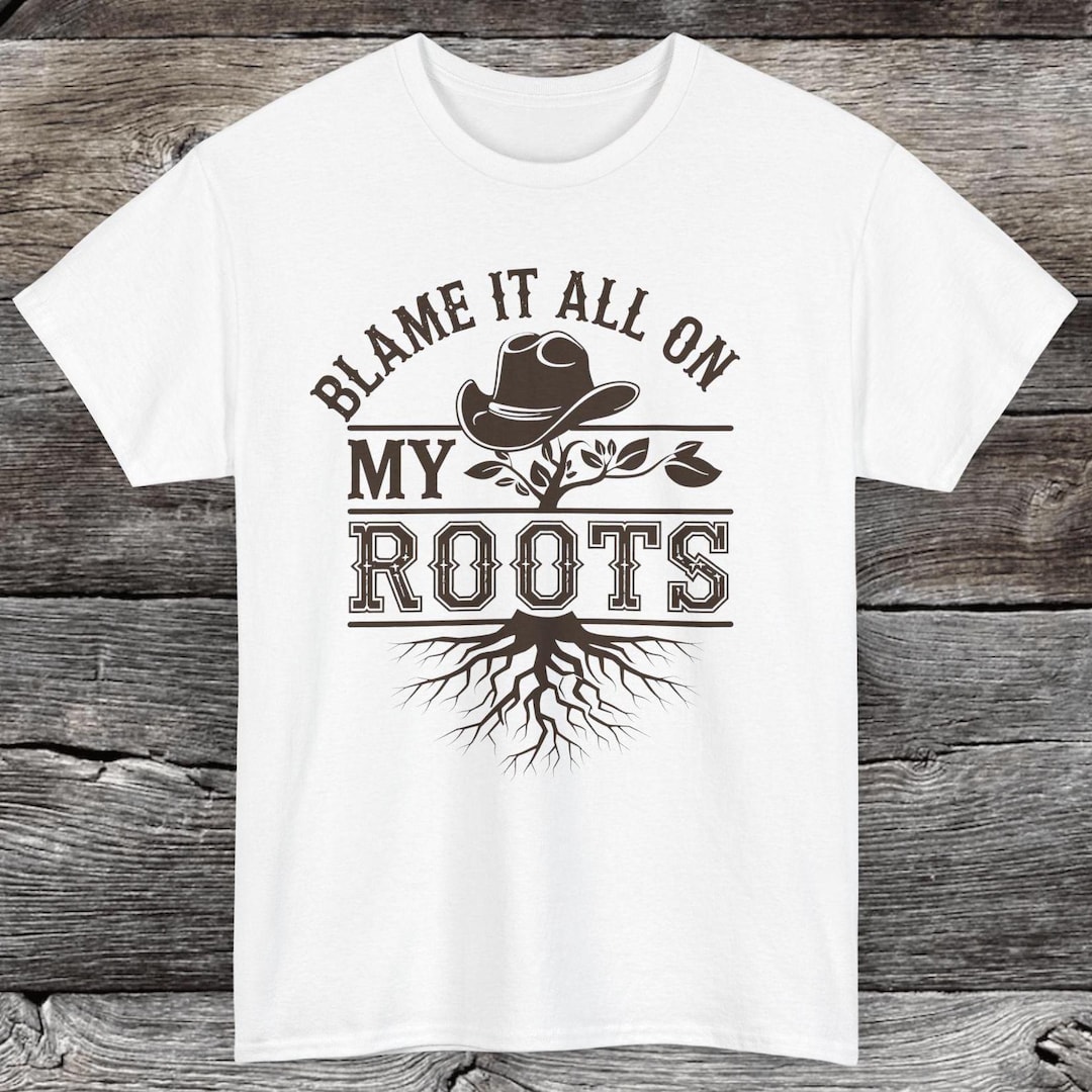 90s Country Music T-shirt, Garth Brooks Blame It All on My Roots Shirt ...