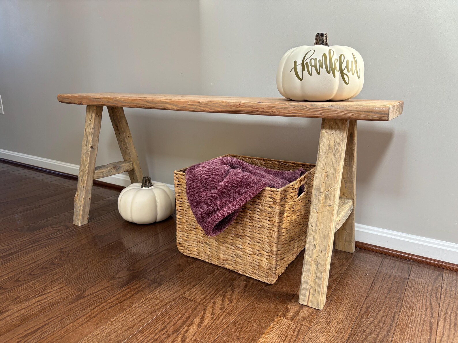 Rustic Handmade Bench - Etsy