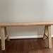 Rustic Handmade Bench - Etsy