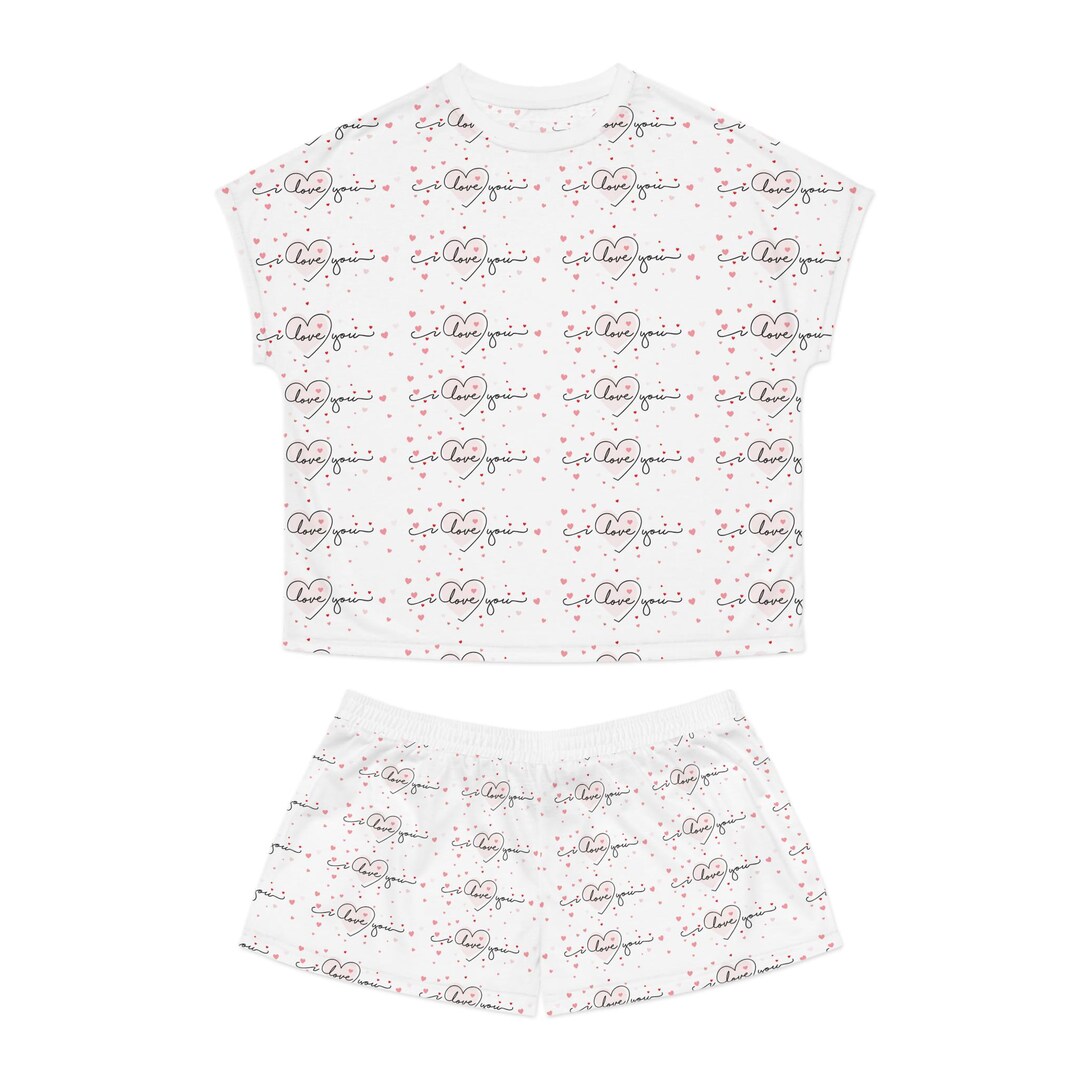 Cozy Love Pajama Set, Cute Lounge Wear, Sleepwear for Women, Valentine ...