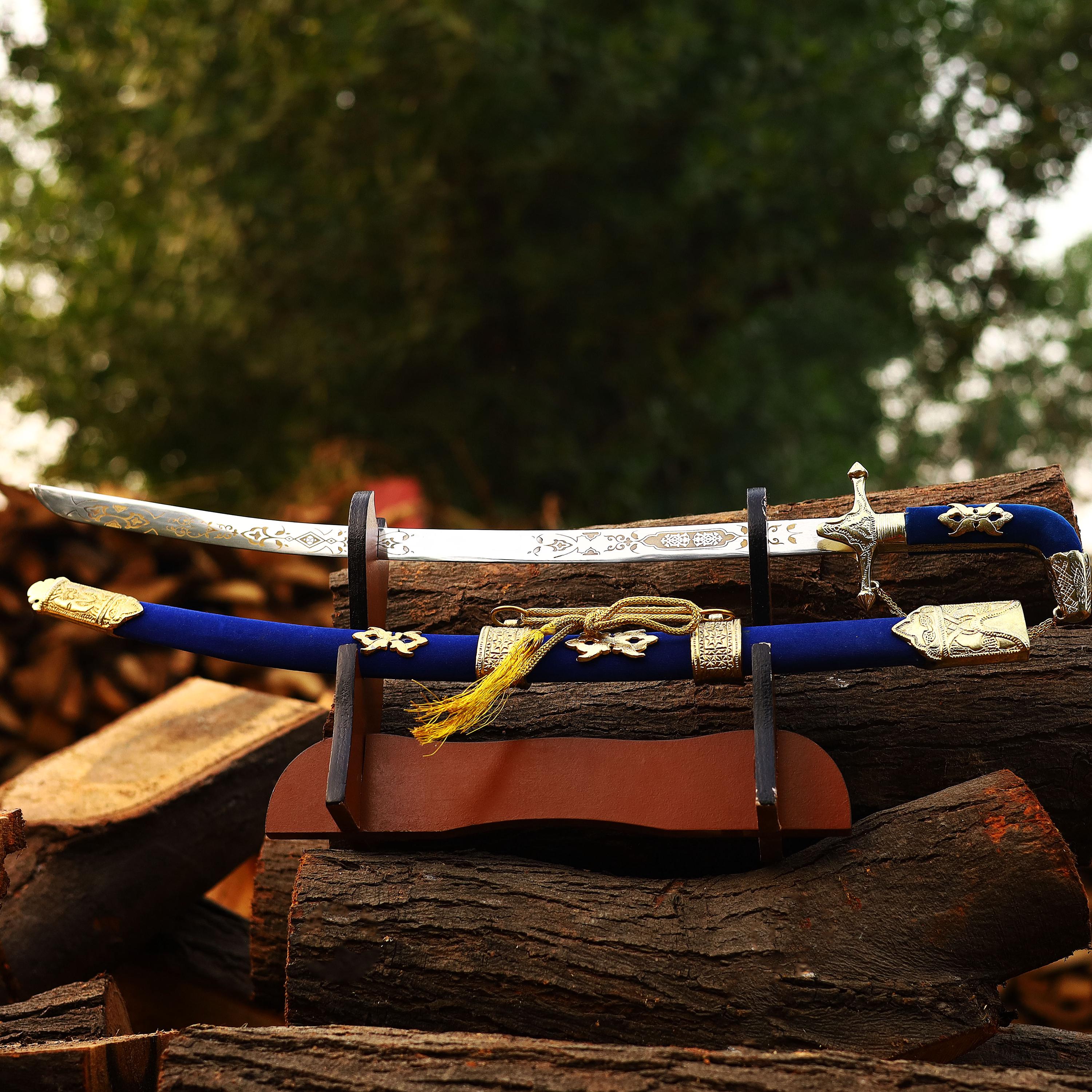 28” Long Traditional Arabian Sword, Historical Arabic Islamic Swords ...