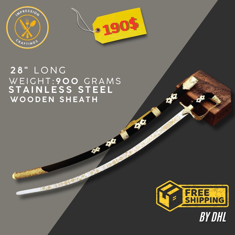 28 Long Traditional Arabian Sword, Historical Arabic Islamic Swords ...