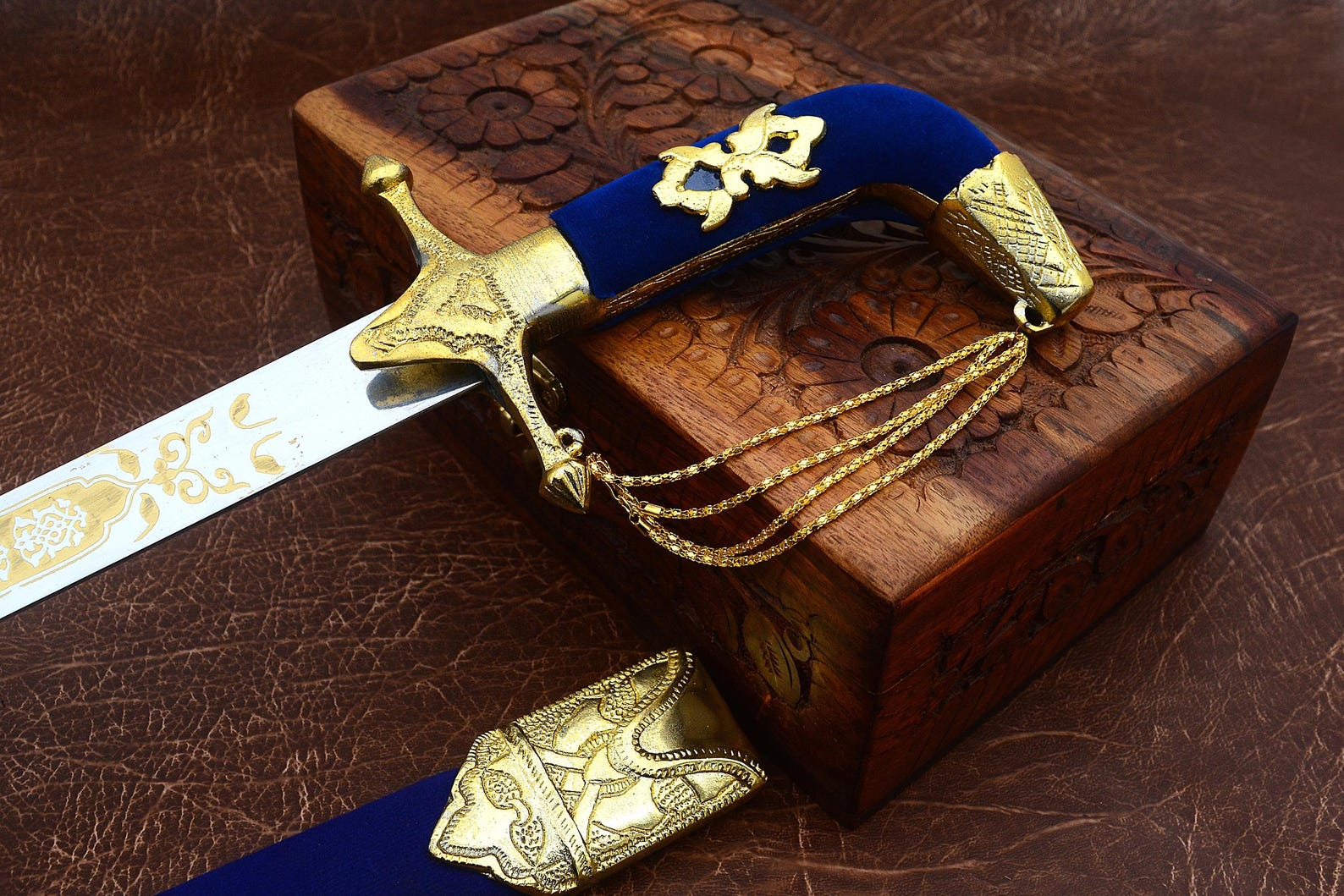 28” Long Traditional Arabian Sword, Historical Arabic Islamic Swords ...