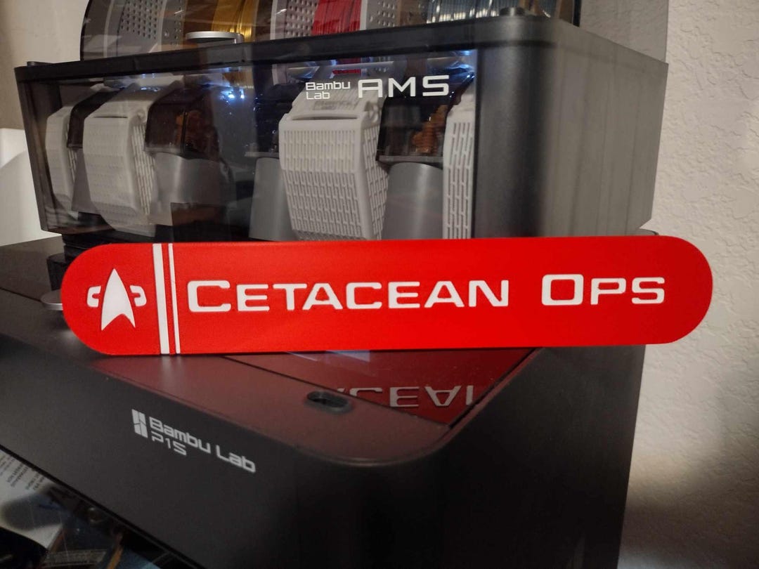 Star Trek TNG Themed Cetacean Ops Door Sign - Etsy