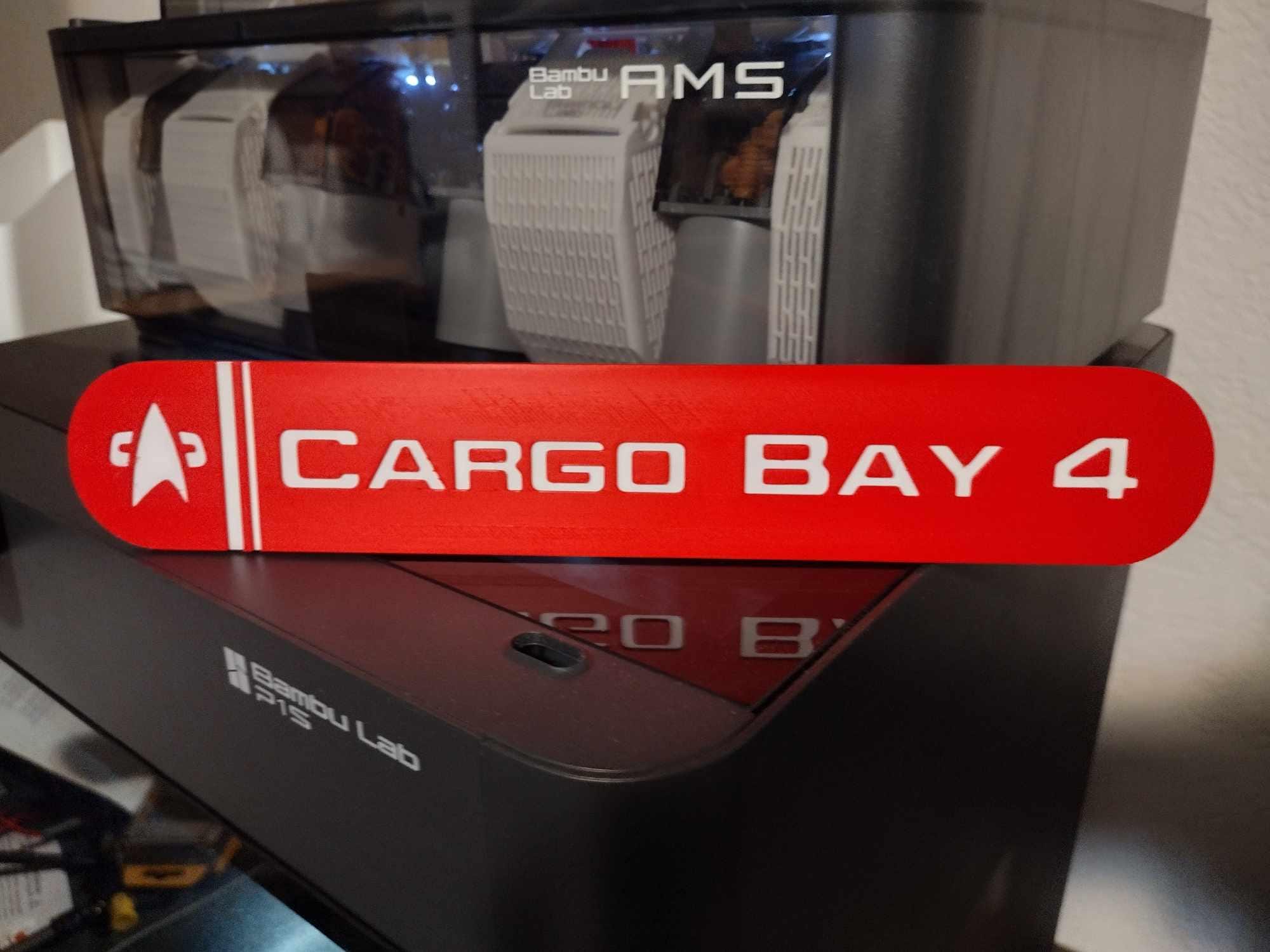 Star Trek TNG Themed Cargo Bay Door Signs - Etsy