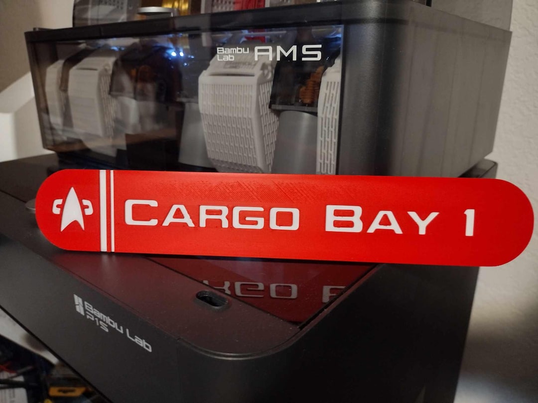 Star Trek TNG Themed Cargo Bay Door Signs - Etsy