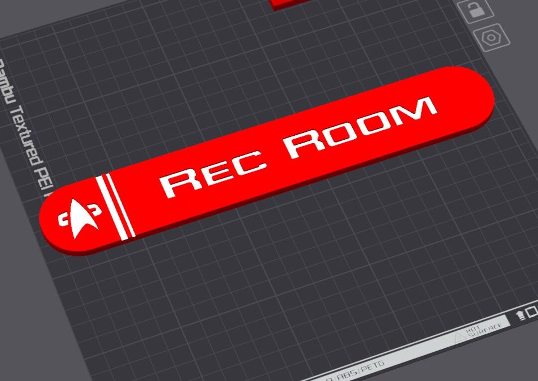 Star Trek TNG Themed Rec Room Door Sign - Etsy