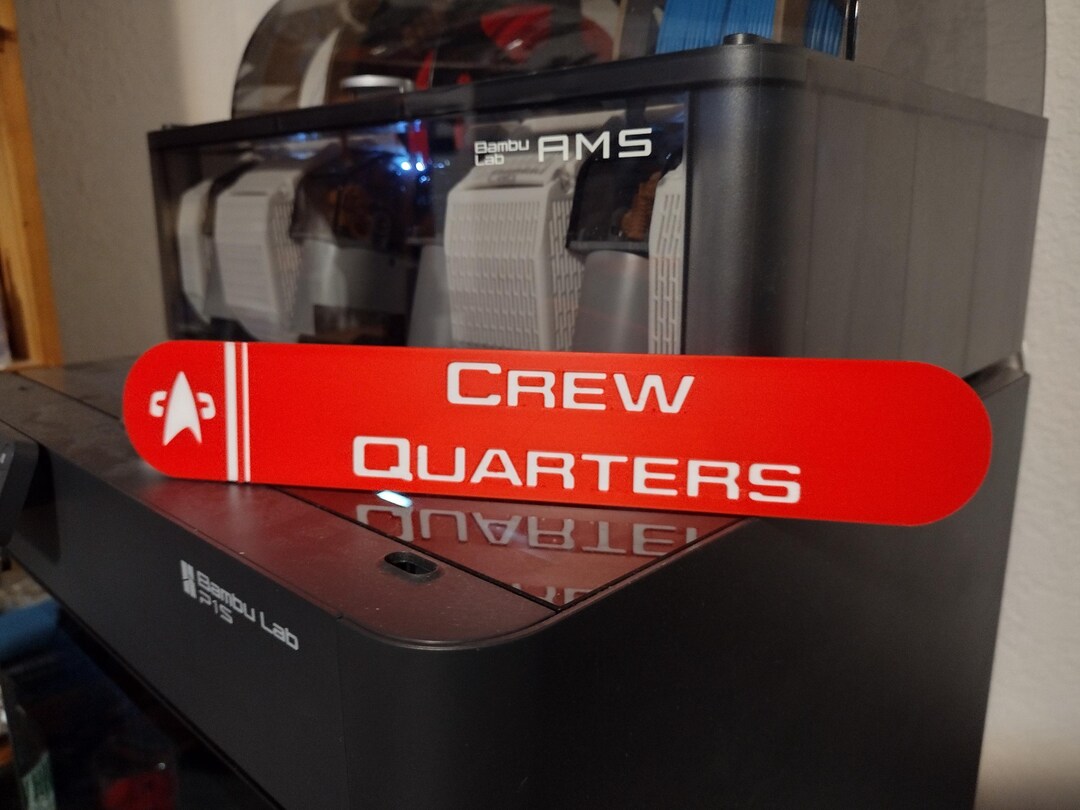 Star Trek TNG Themed Crew Quarters Door Sign - Etsy