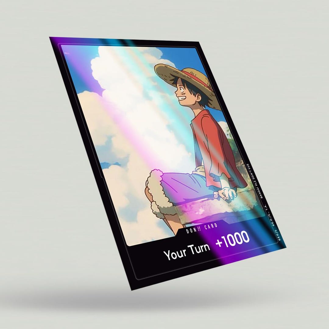 One Piece Custom DON - Luffy - Etsy