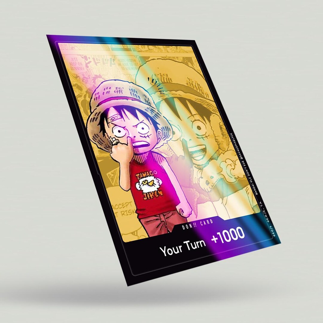 One Piece Custom DON - Luffy - Etsy