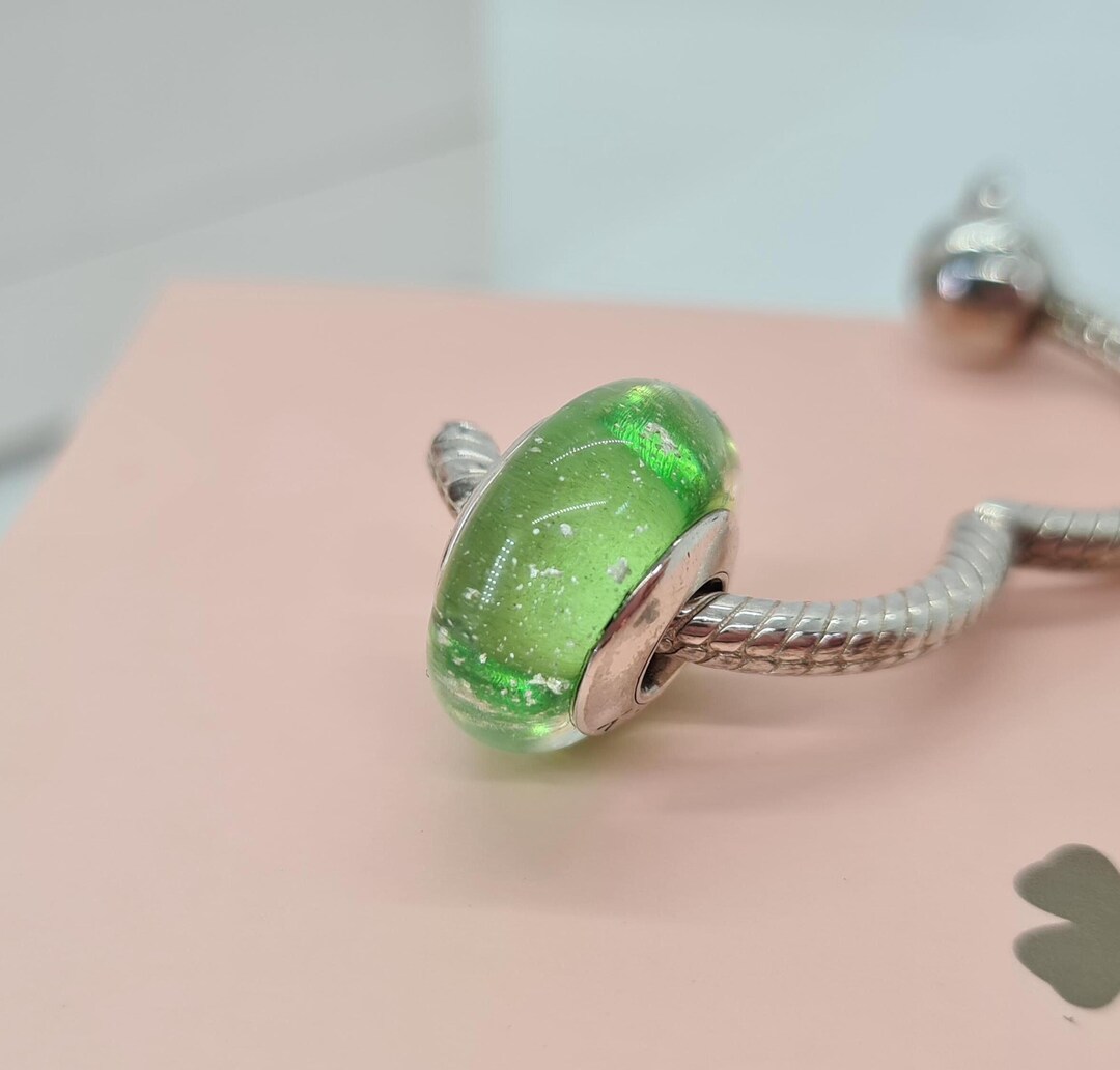 New Authentic Pandora TINKER BELL Disney Signature Murano Glass Charm ...