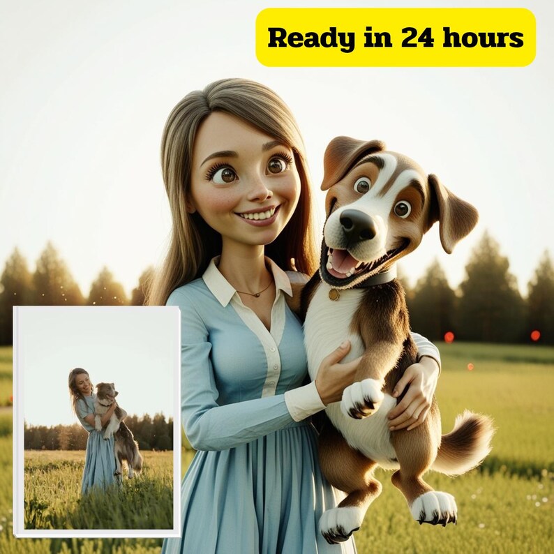 Custom Cartoon Animation, Custom Cartoon Portrait From Photo, Cartoon ...