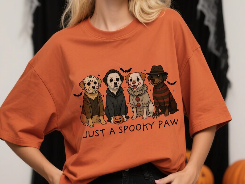 Halloween Dogs PNG: Ghost Dog, Pumpkins, Horror Characters (digital ...