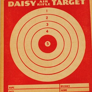 Three Daisy Bell Air Rifle Target - Etsy