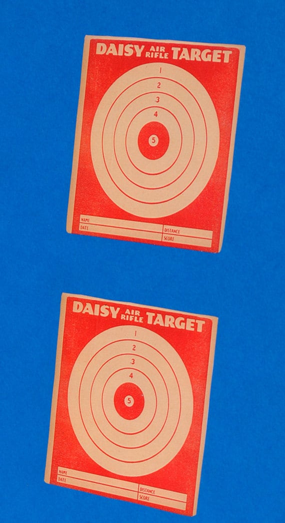 Three Daisy Bell Air Rifle Target - Etsy