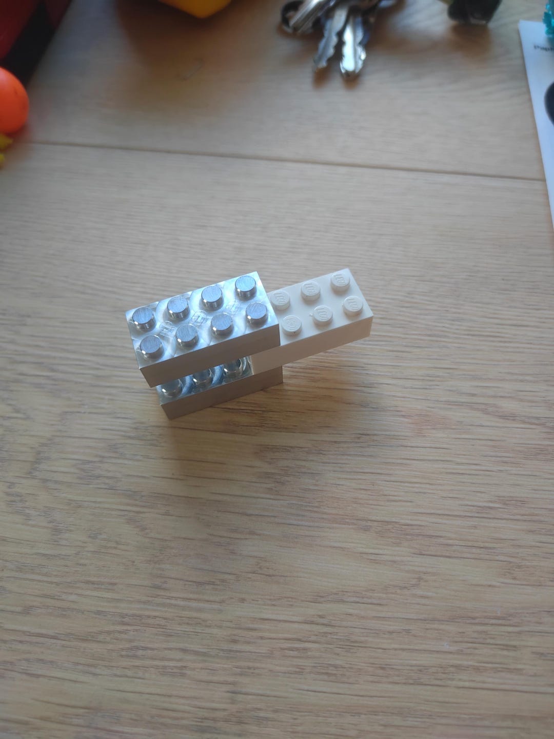 Metal Lego Brick 2x4 Aluminum Block - Etsy