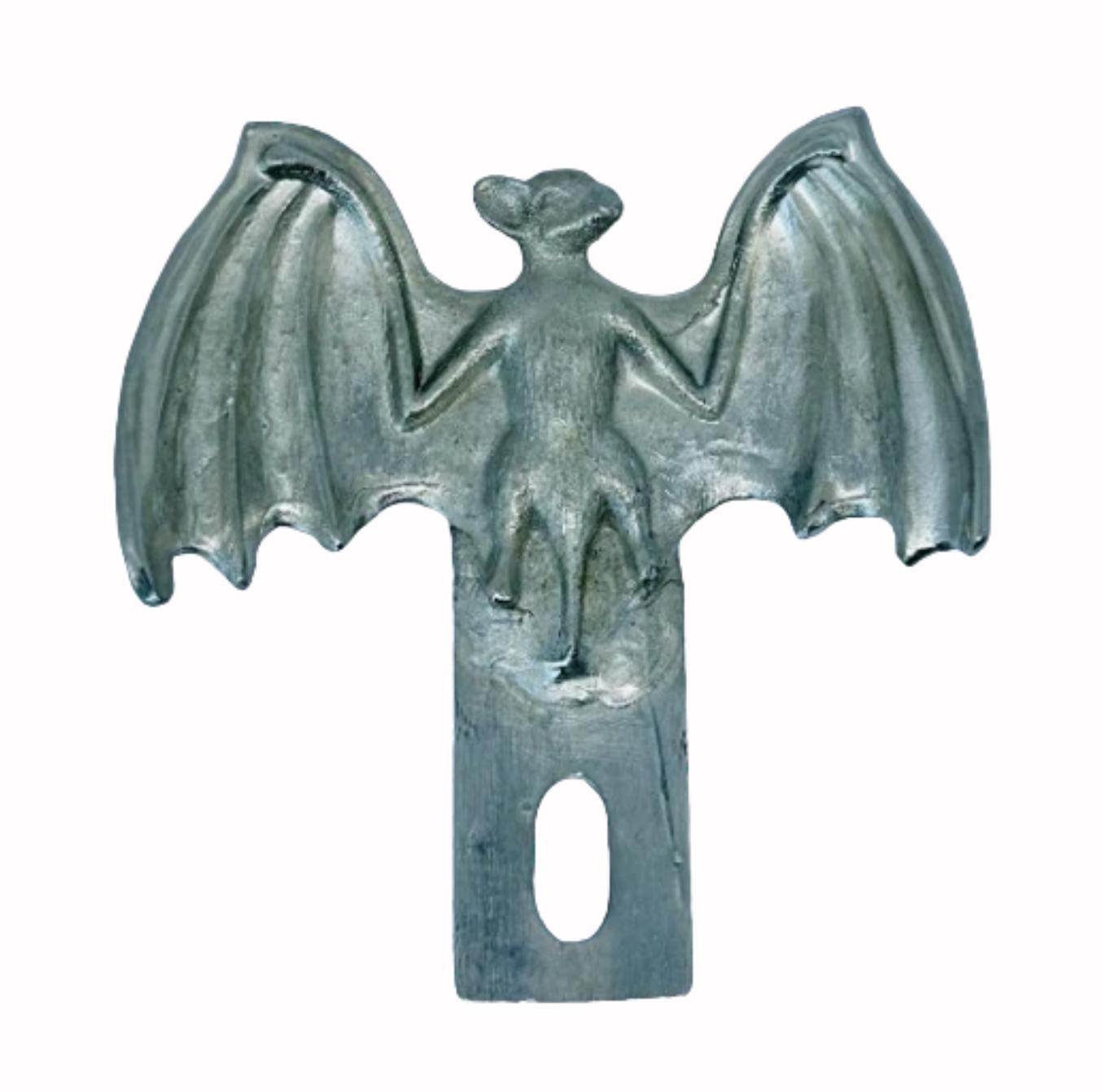 Bat License Plate Topper Bacardi Bat Plate Topper Pewter License Plate ...