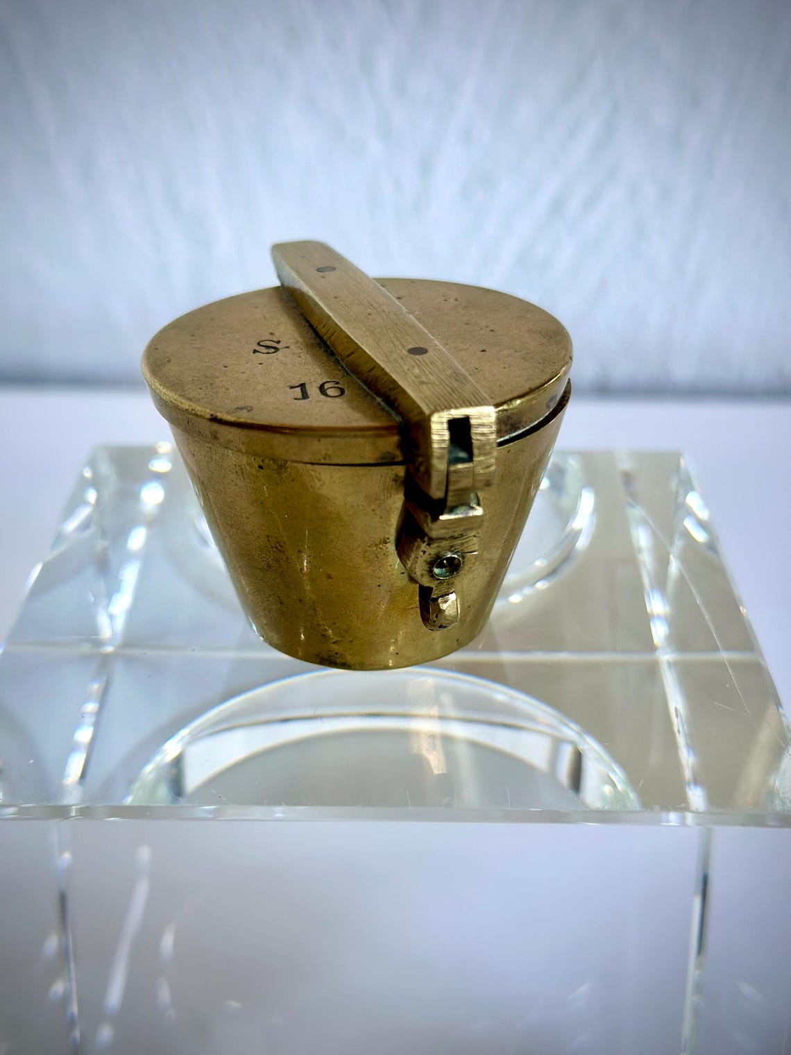 Antique 18th-century Brass Weight Bucket or Charlemagne Pile - Etsy