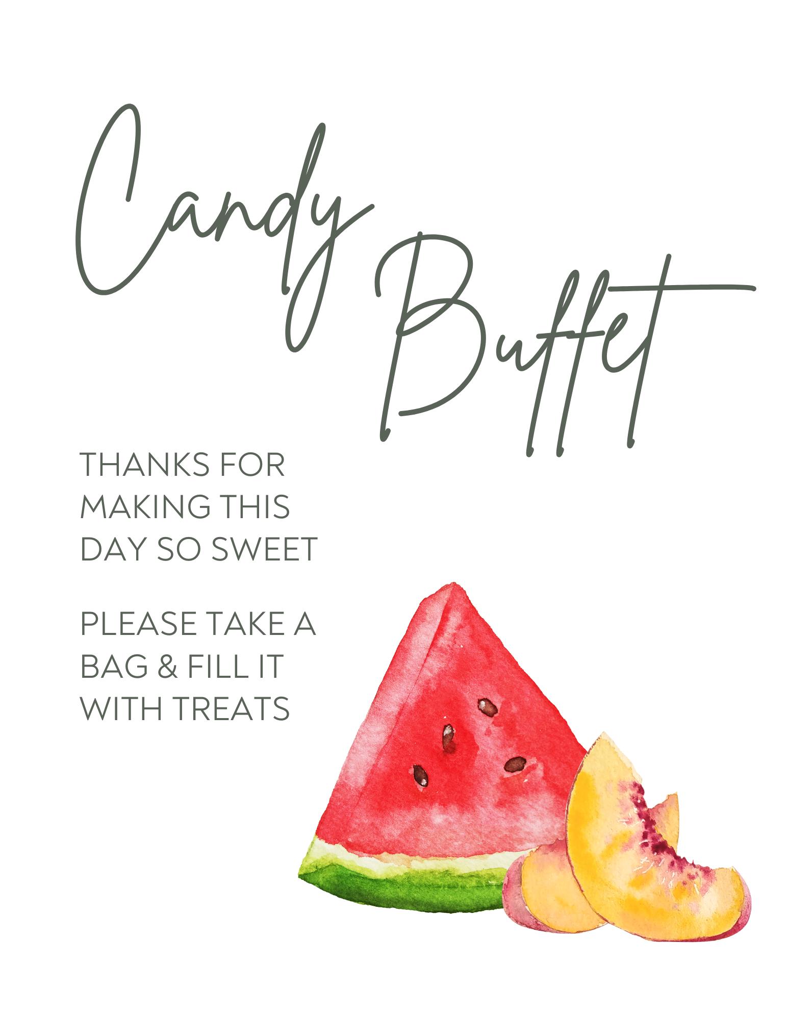 Candy Bar Sign, Birthday Candy Bar Sign, Baby Shower Candy Bar Sign ...