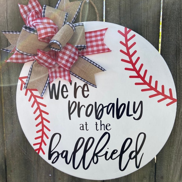 Baseball Door Decor - Etsy
