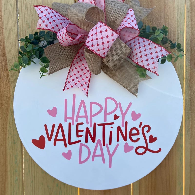 Valentine Door Sign - Etsy
