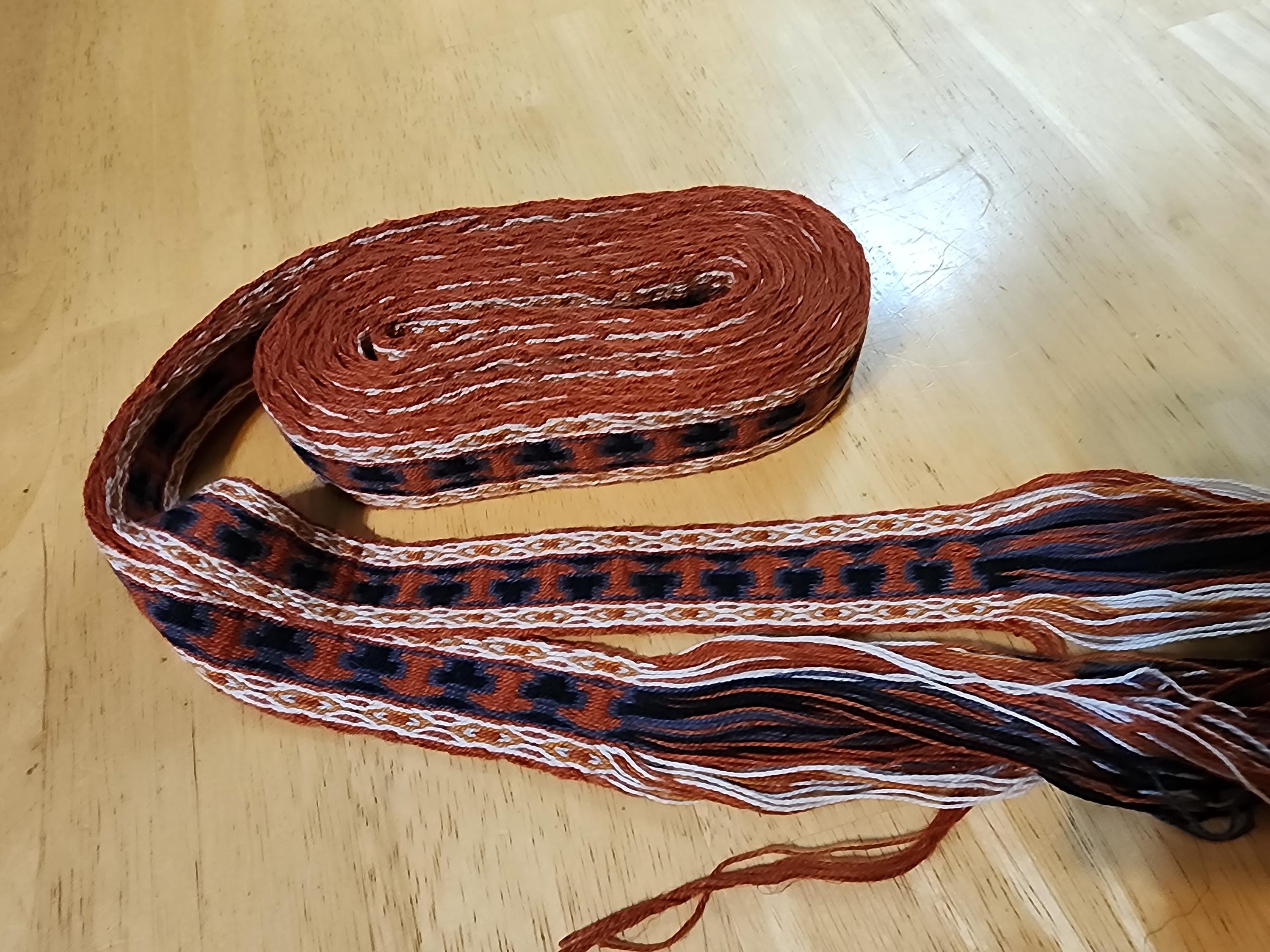 Tablet Woven Trim, Belt, Leg Ties - 150" - Etsy