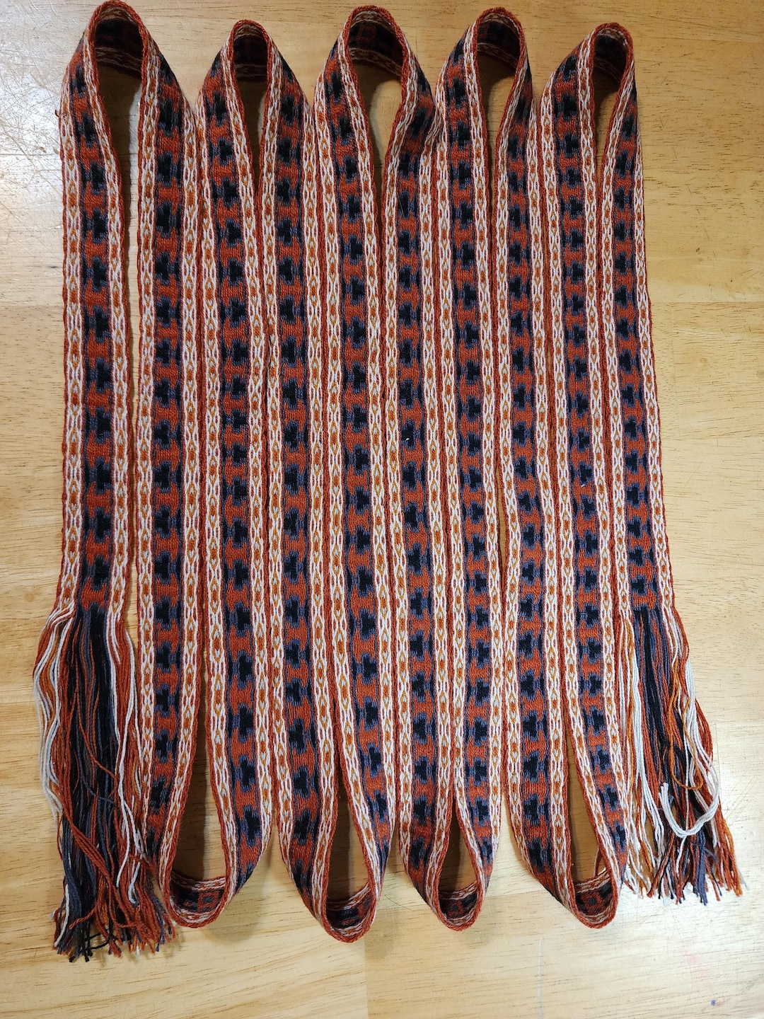 Tablet Woven Trim, Belt, Leg Ties - 150" - Etsy