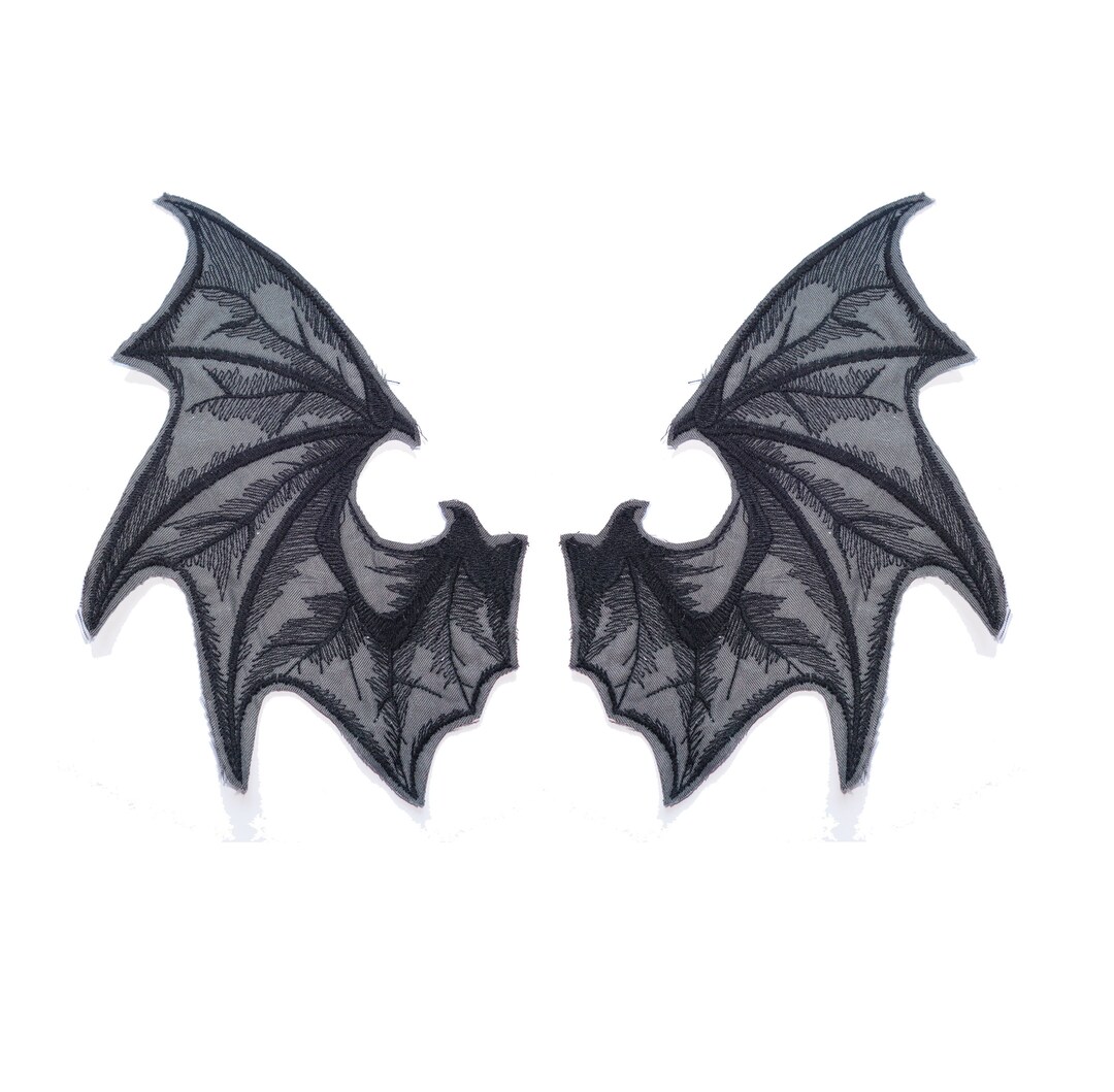 23cm, 9 Bat Dragon Wings Patch Applique - Etsy