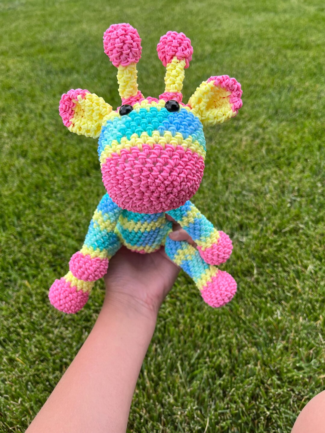 Adorable Giraffe, Loomigurumi, Rainbow Loom - Etsy