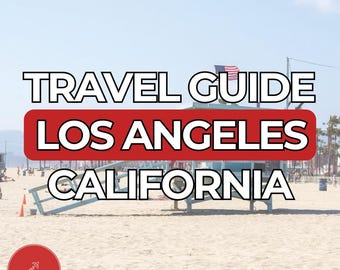 Los Angeles Itinerary 5-day Canva Template | LA California Travel ...