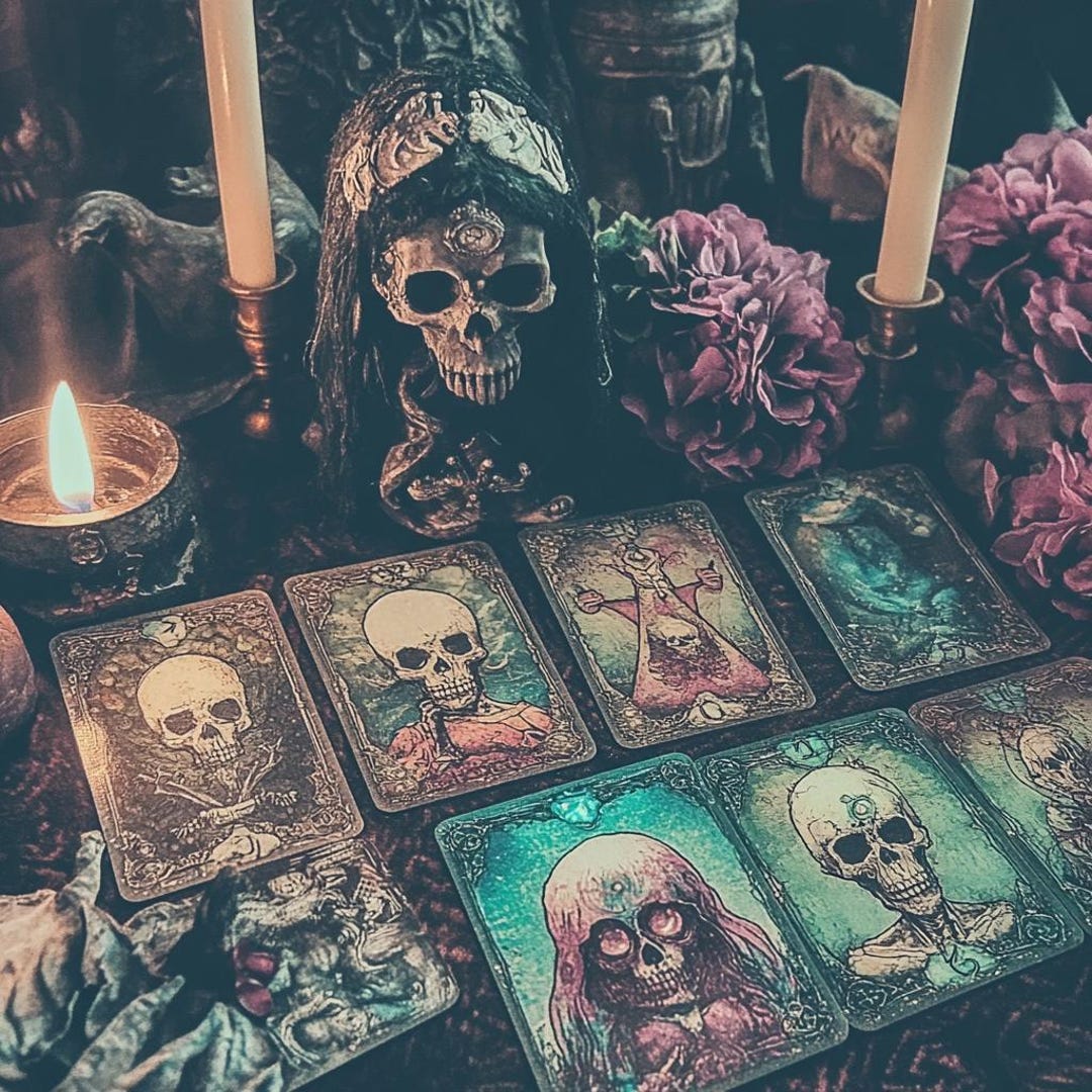 Santa Muerte Full Monty Tarot Reading | in Depth 10+ Card Spread ...