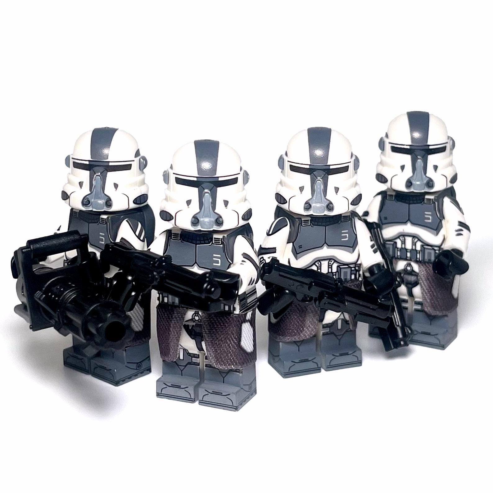 Wolfpack Airborne Custom Paratroopers 104th Battalion Wolffe Grey Clone ...