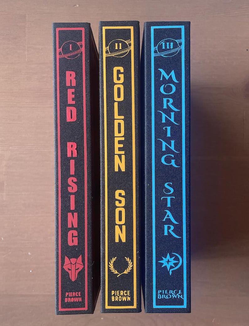 Handmade Red Rising Clothbound Special Edition | Full 3-book Set ...