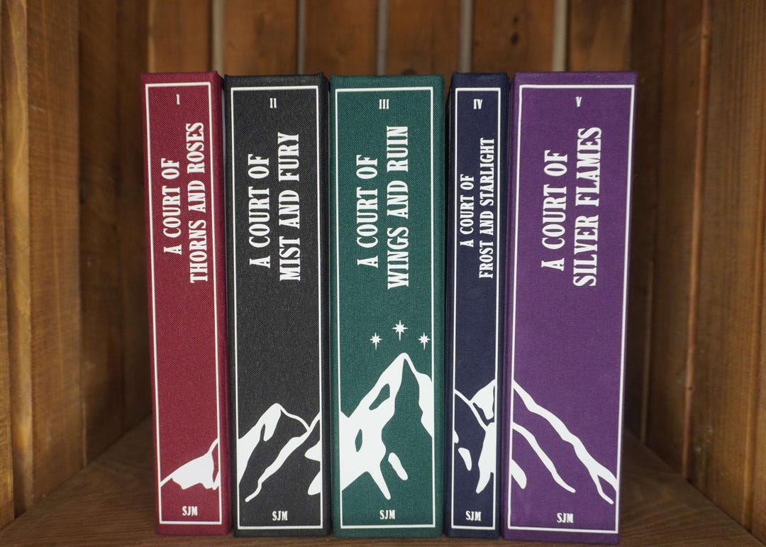 Handmade ACOTAR Clothbound Special Edition | Full 5-book Set | Custom ...