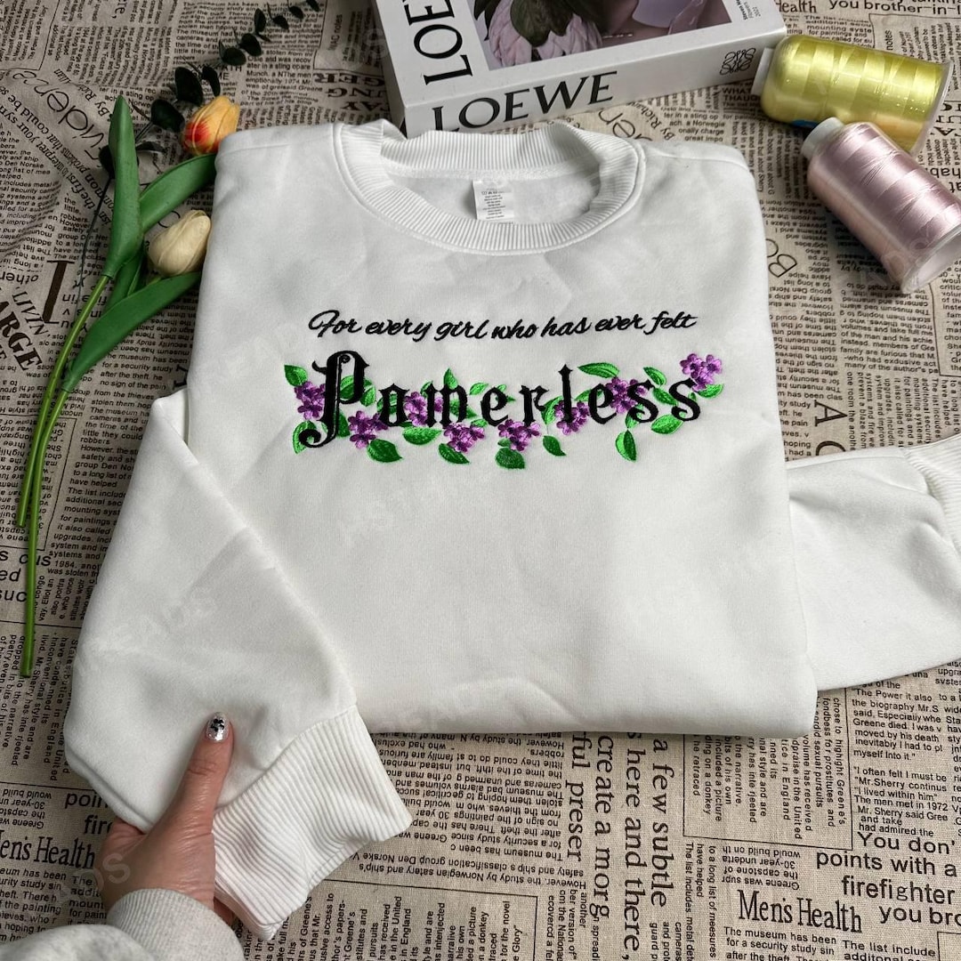 Powerless Lauren Roberts Embroidered Sweater, for Every Girl Who Has ...