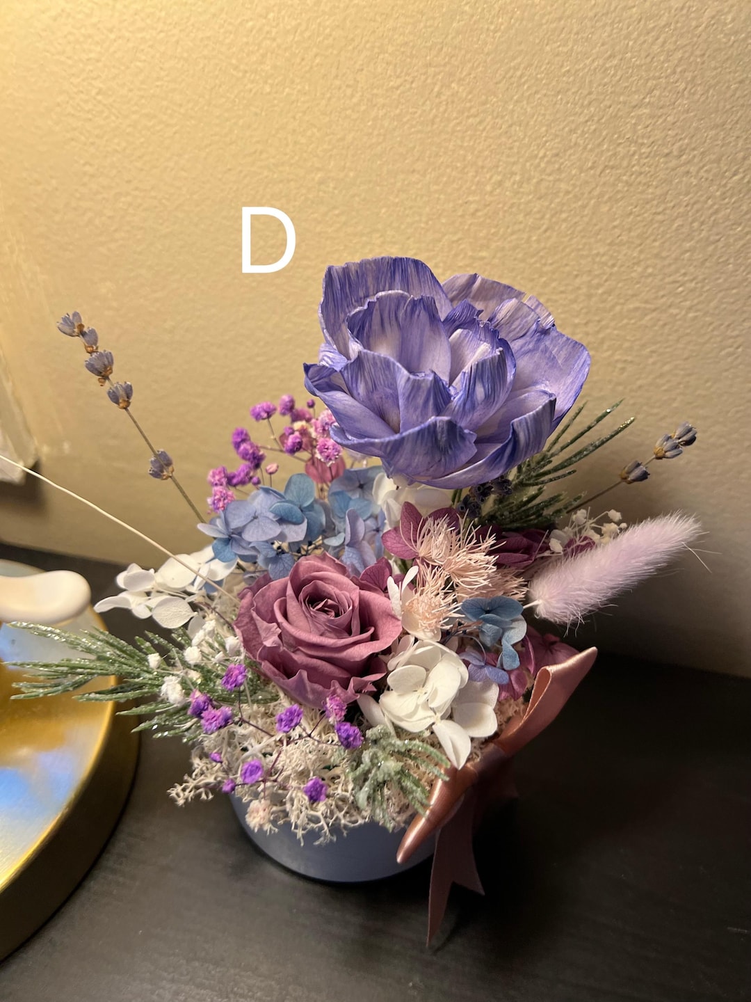 Small Purple Roses Home Decor - Etsy