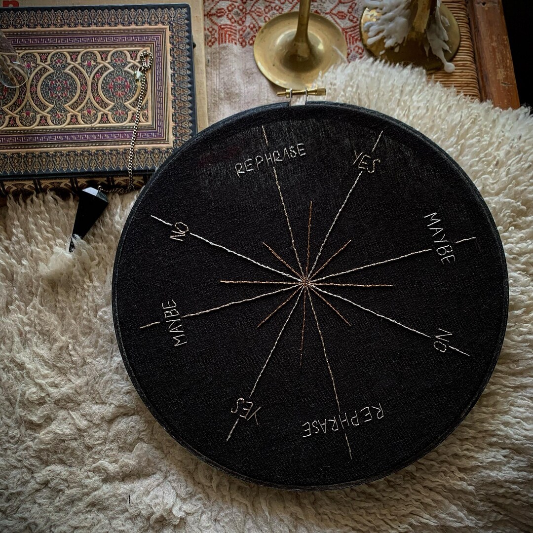 Embroidered Rays Pendulum Board - Etsy