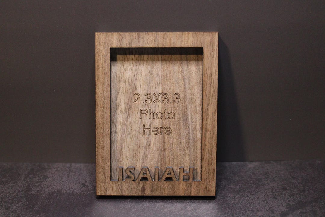 Personalized Magnetic Wallet Photo Frame - Etsy