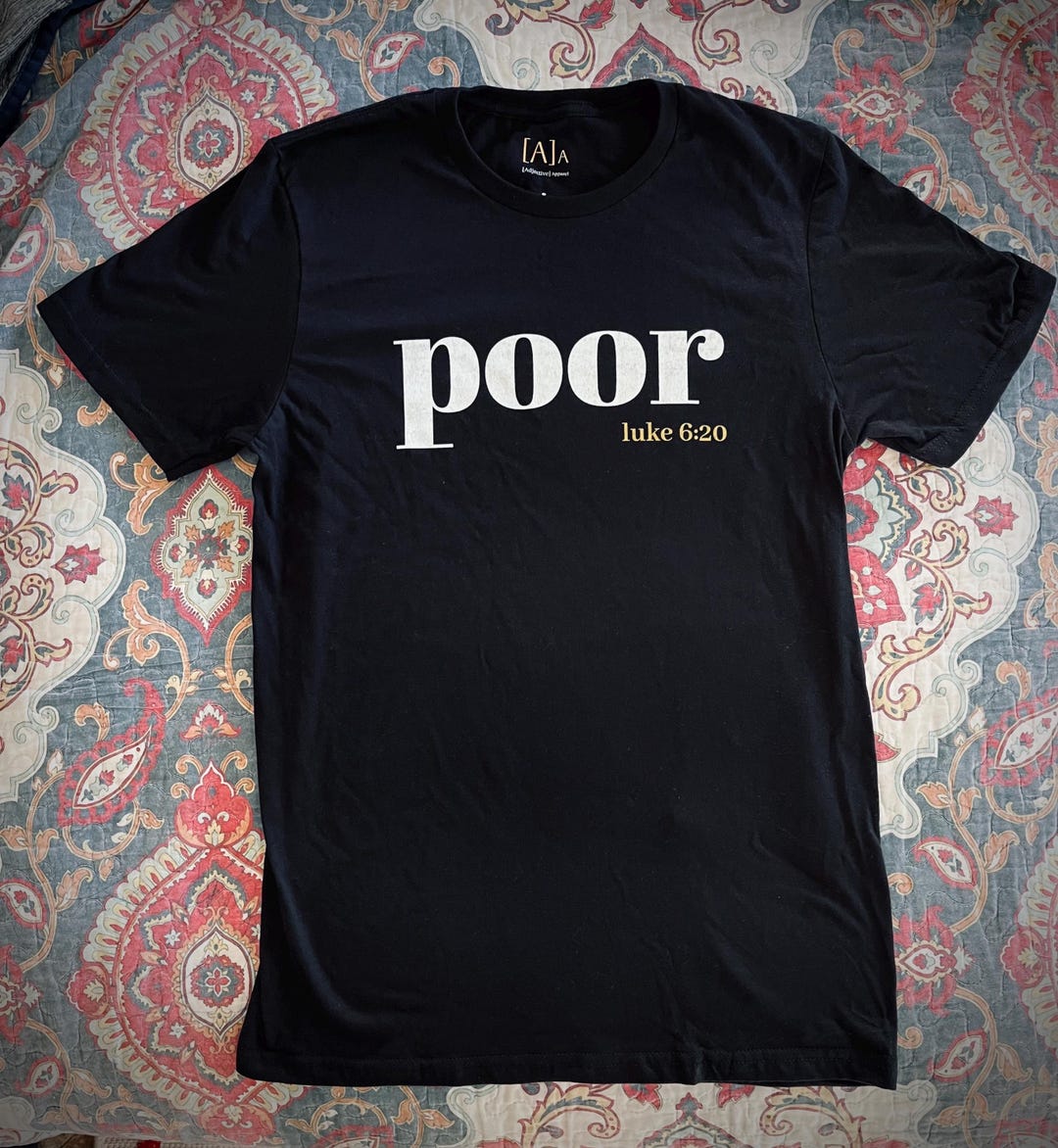 Poor Shirt, Unisex Softstyle Tee, Christian Gift - Etsy