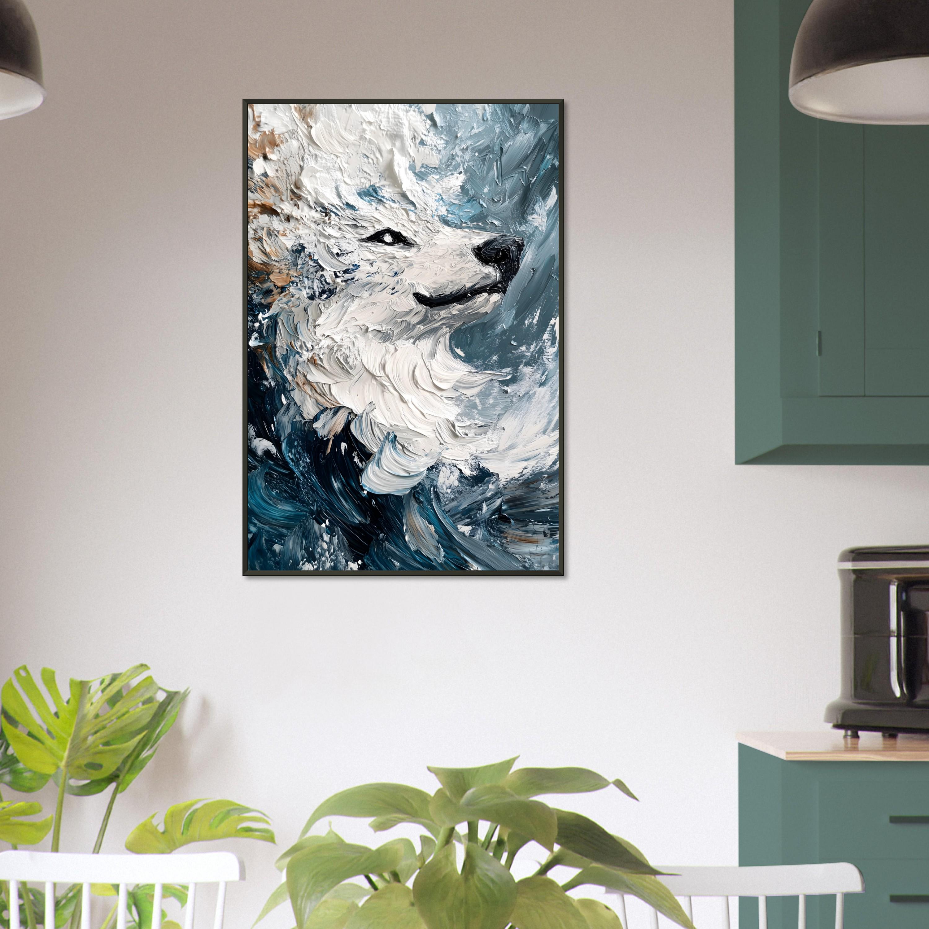 Wolf Art Digital Painting, Printable Wildlife Decor, Nature Lover Gift ...