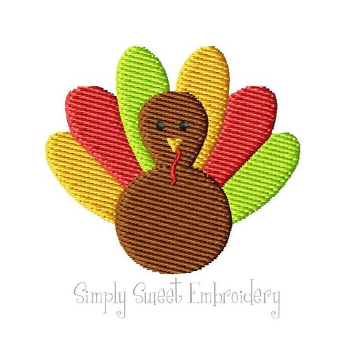 Mini Thanksgiving Feast Machine Embroidery Designsturkey - Etsy