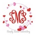 Scroll Heart Machine Embroidery Applique Design - Etsy