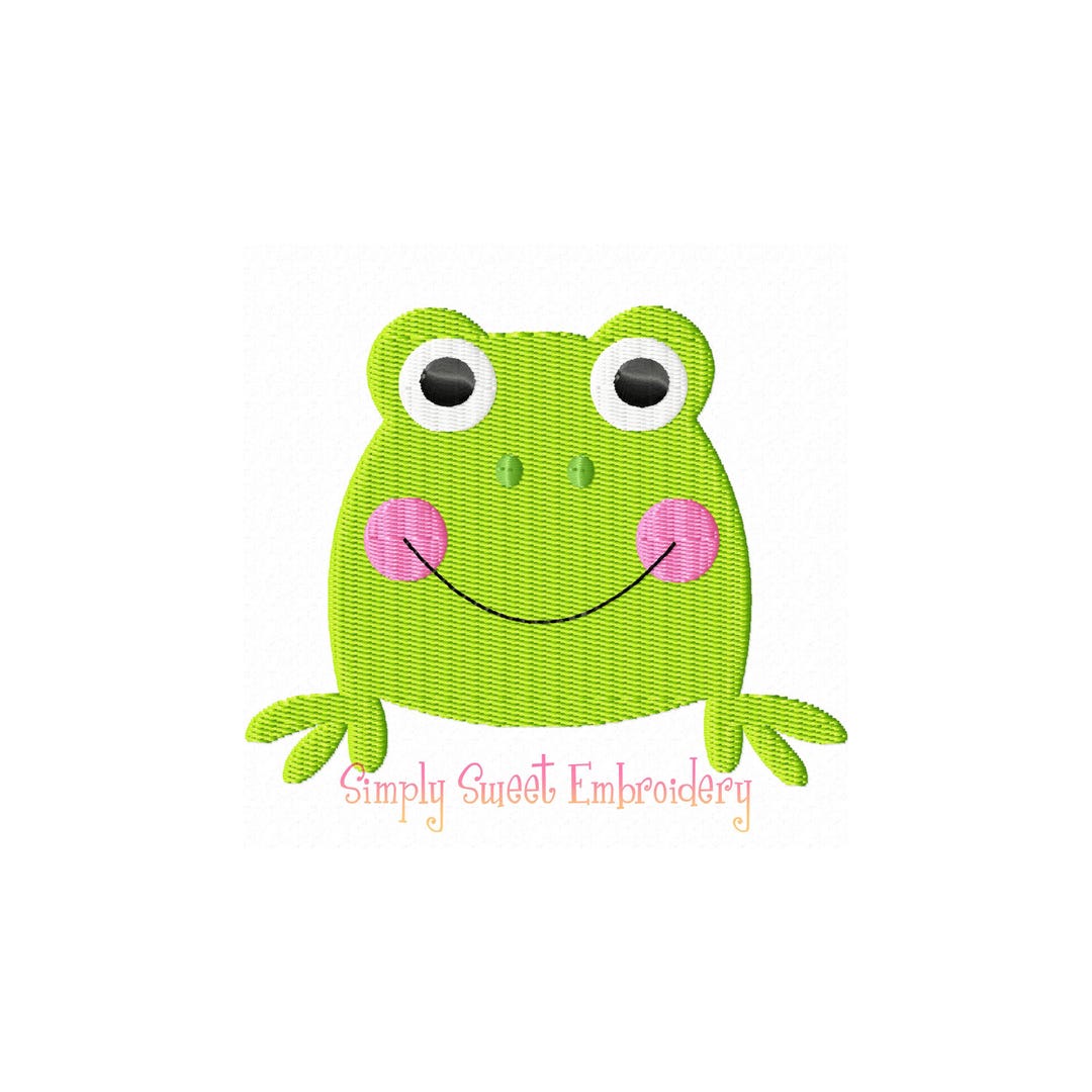 Frog Mini Machine Embroidery Design - 6 Sizes - Etsy