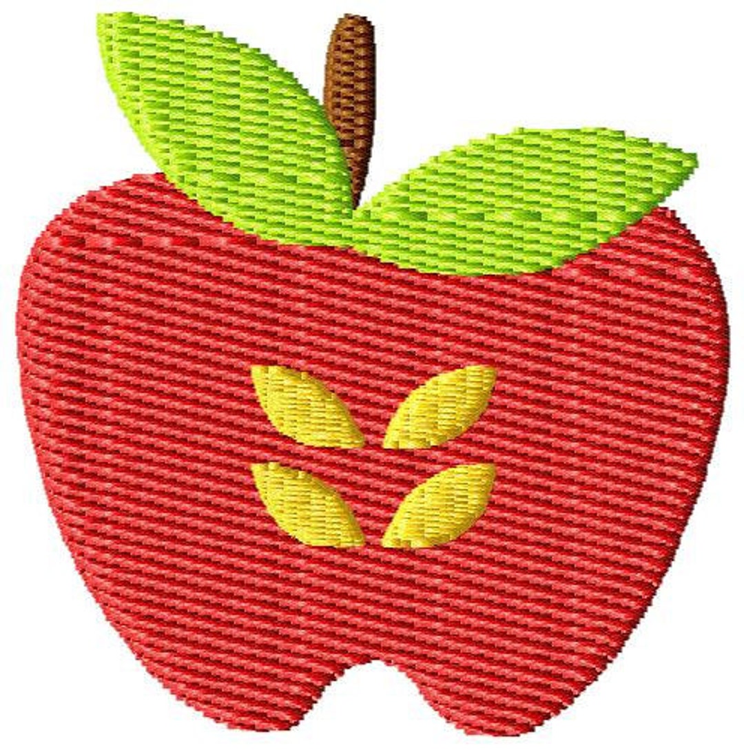 Apple Mini 2 Machine Embroidery Design - Etsy