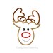 Rudolph Machine Embroidery Applique Design - Etsy