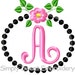 Heirloom Machine Embroidery Monogram Font Set DOTS - Etsy