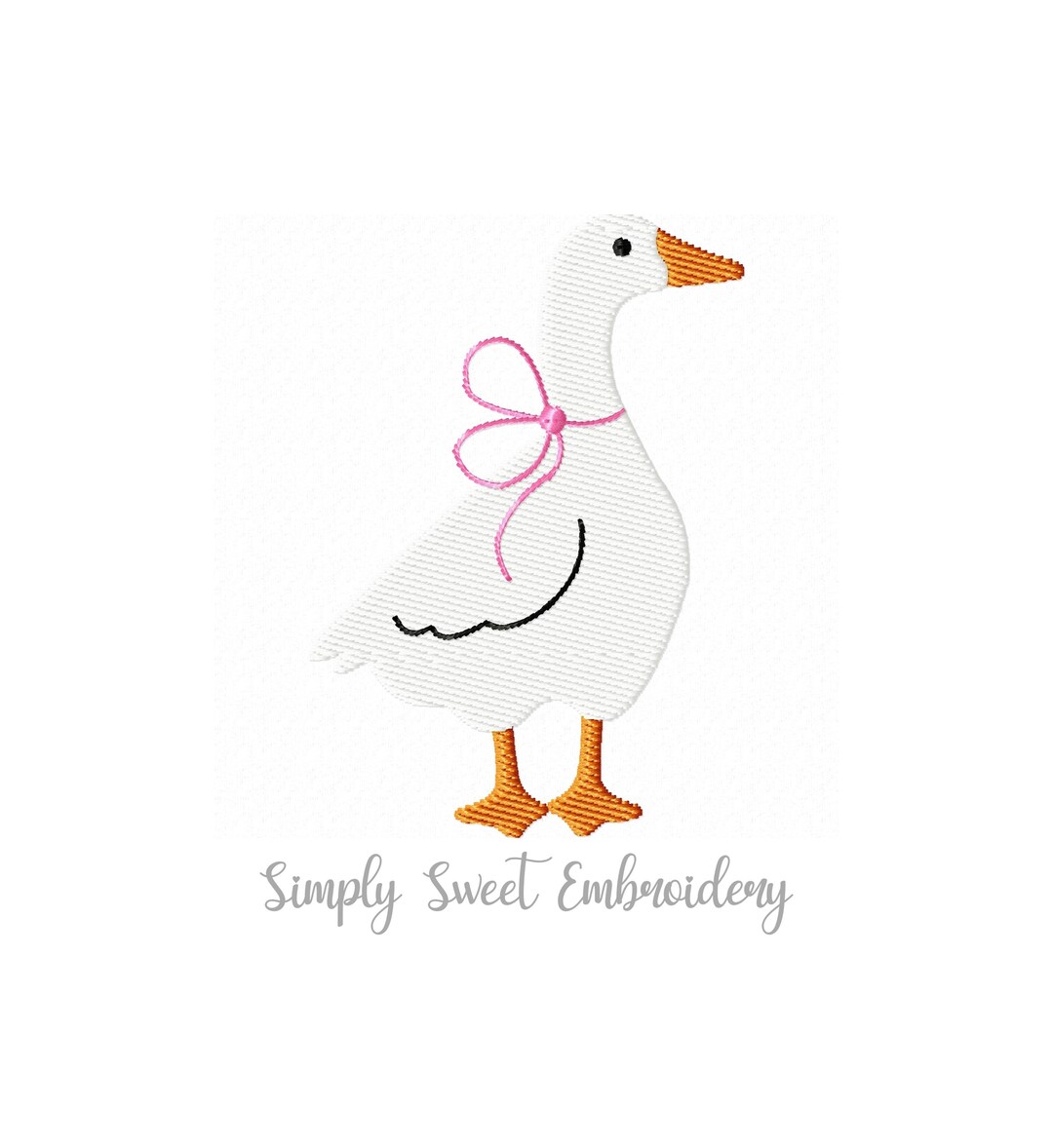 Goose Mini Machine Embroidery Design - 6 Sizes - Etsy