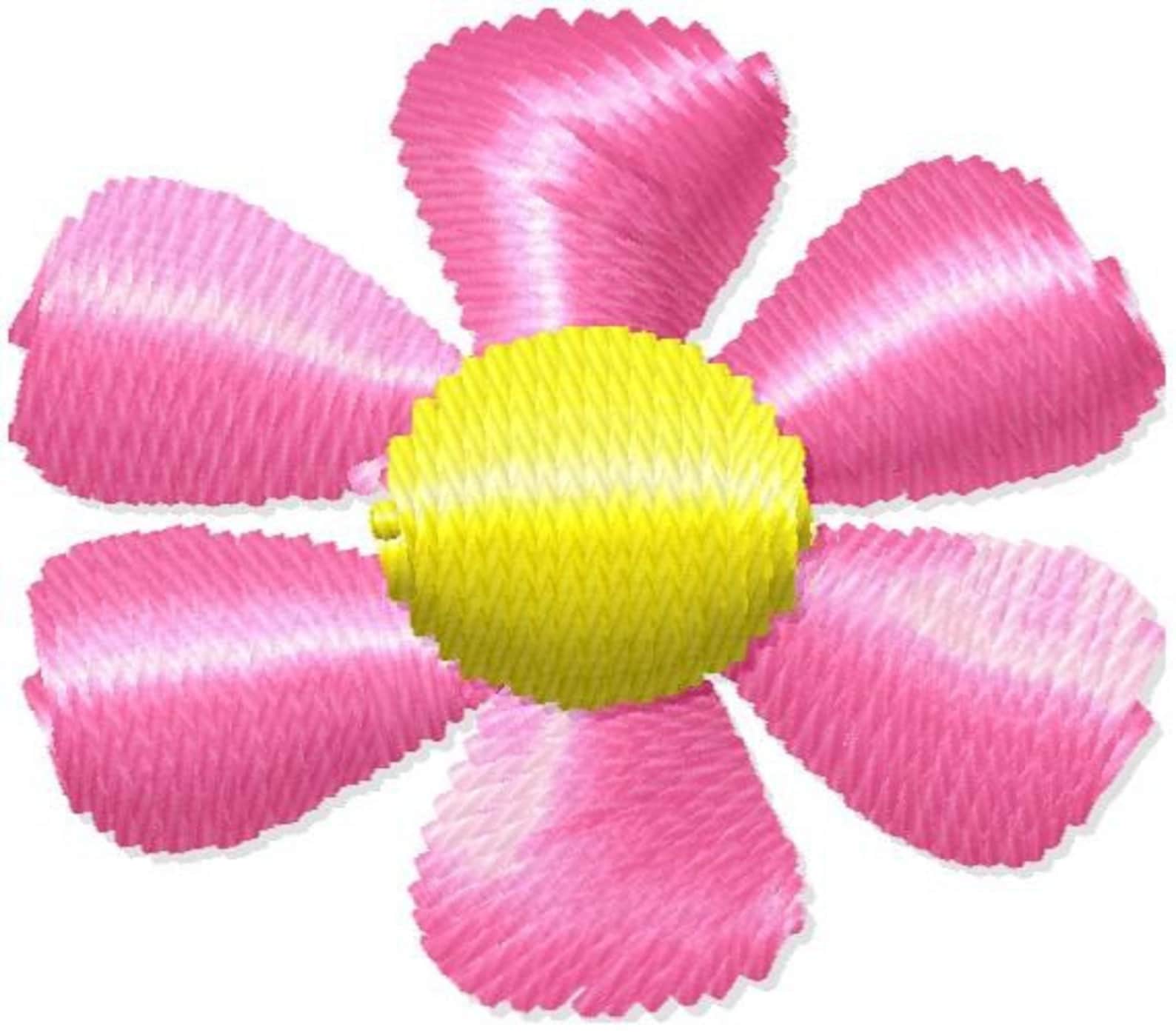Flower Mini Machine Embroidery Design - Etsy