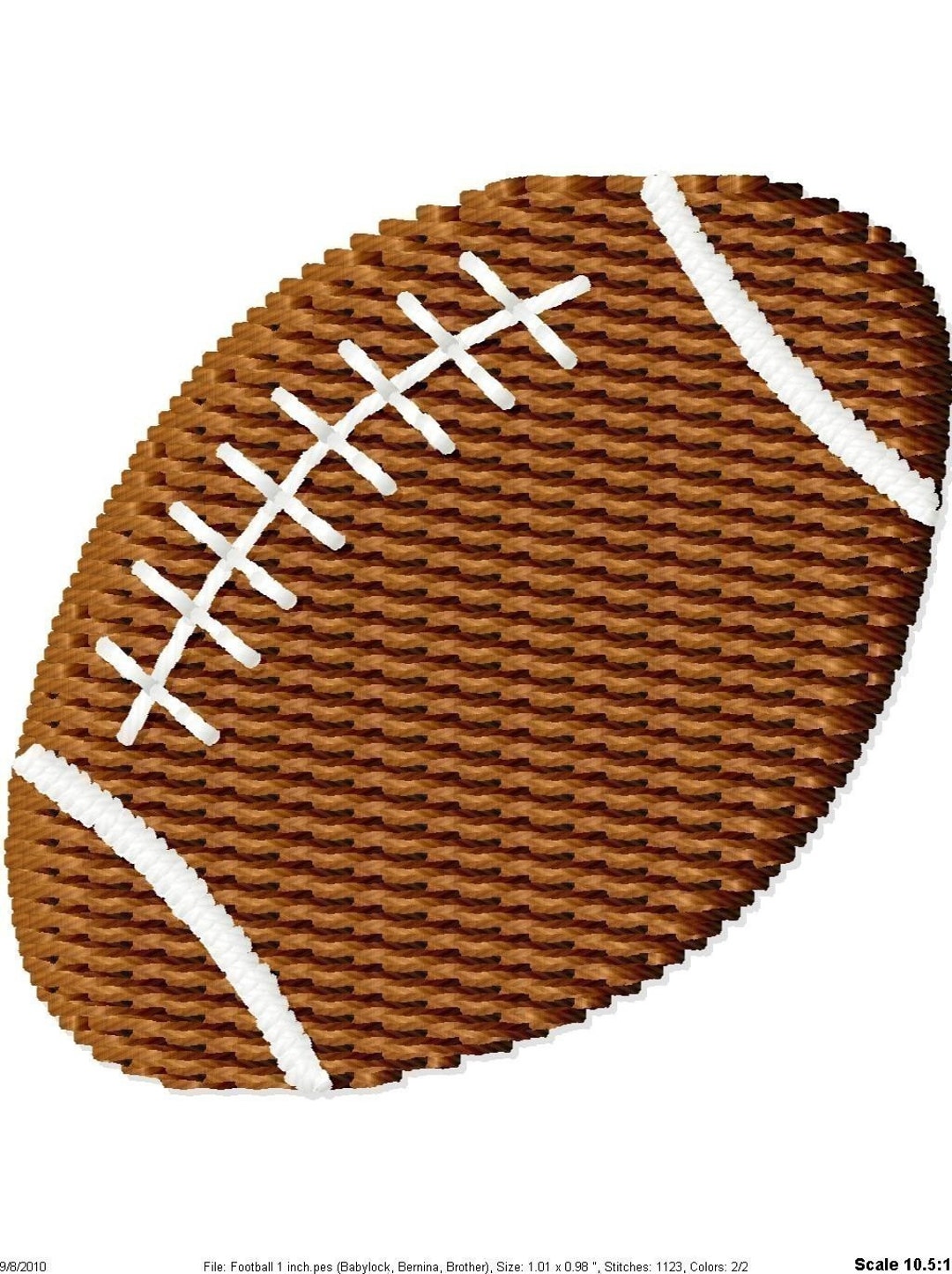 Mini Football Machine Embroidery Design - Etsy